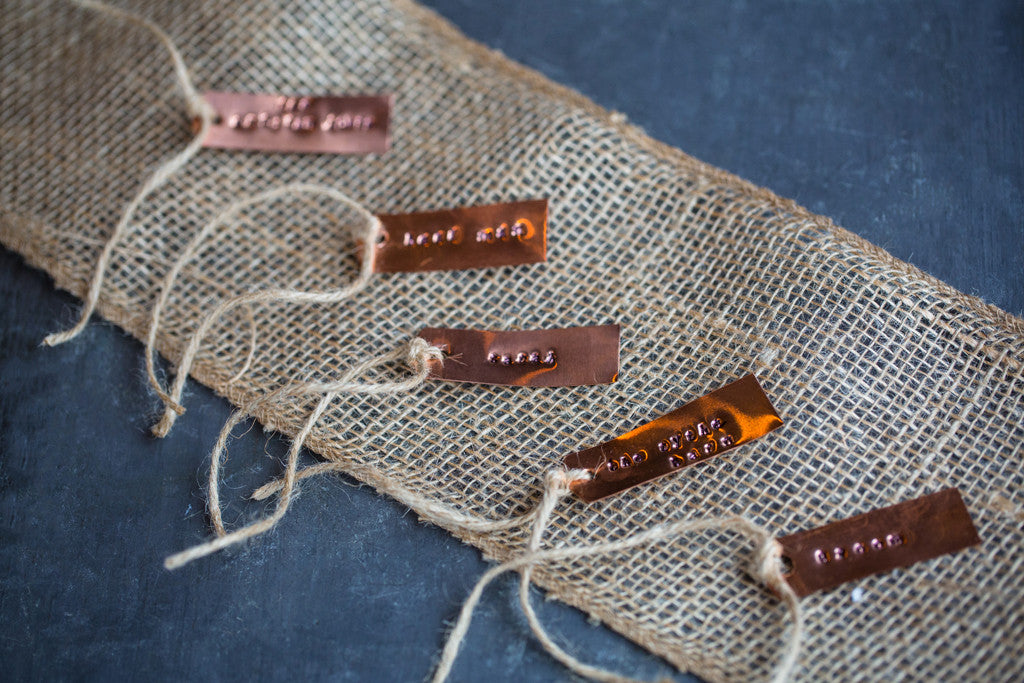 Copper Tags – The Artisan House.