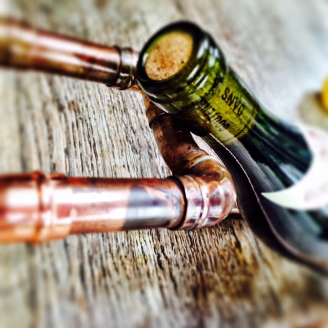 Copper Wine Bottle Holder – The Artisan House.